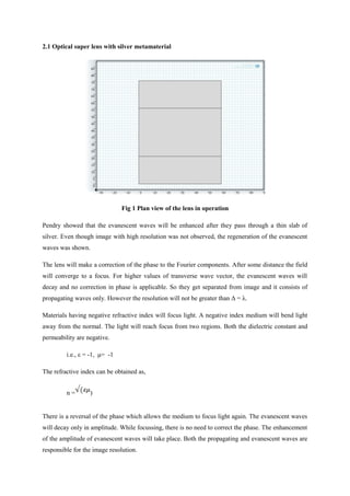 Design of Superlens in the visible range using Metamaterials | DOC