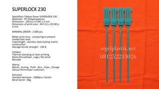 Superlock 230 | PDF