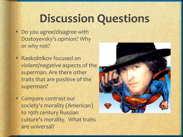 Superman Theory in Crime and Punishment | PPTX | Christianity ...