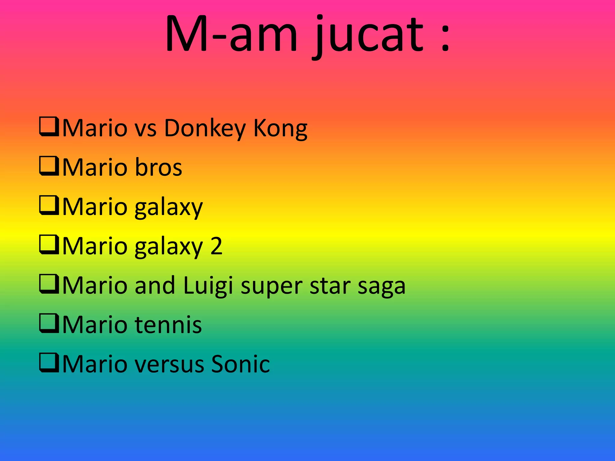 Super Mario | PPTX