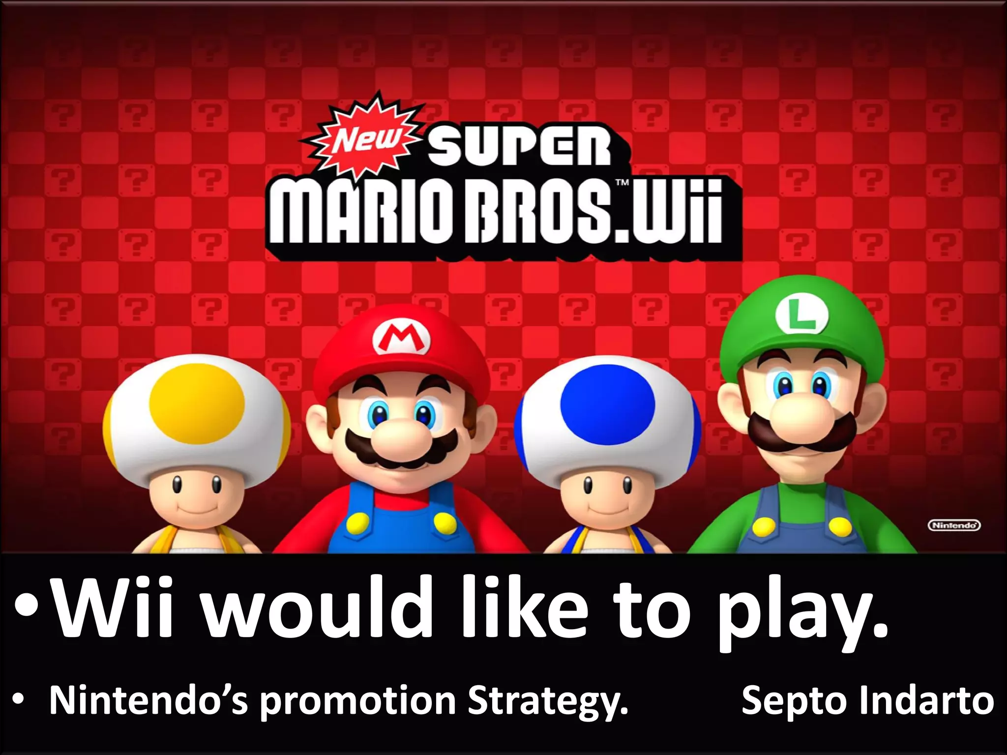 Super mario as the global branding | PPT