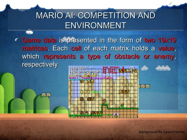 FSM-Based Agents for Playing Super Mario Game | PPT