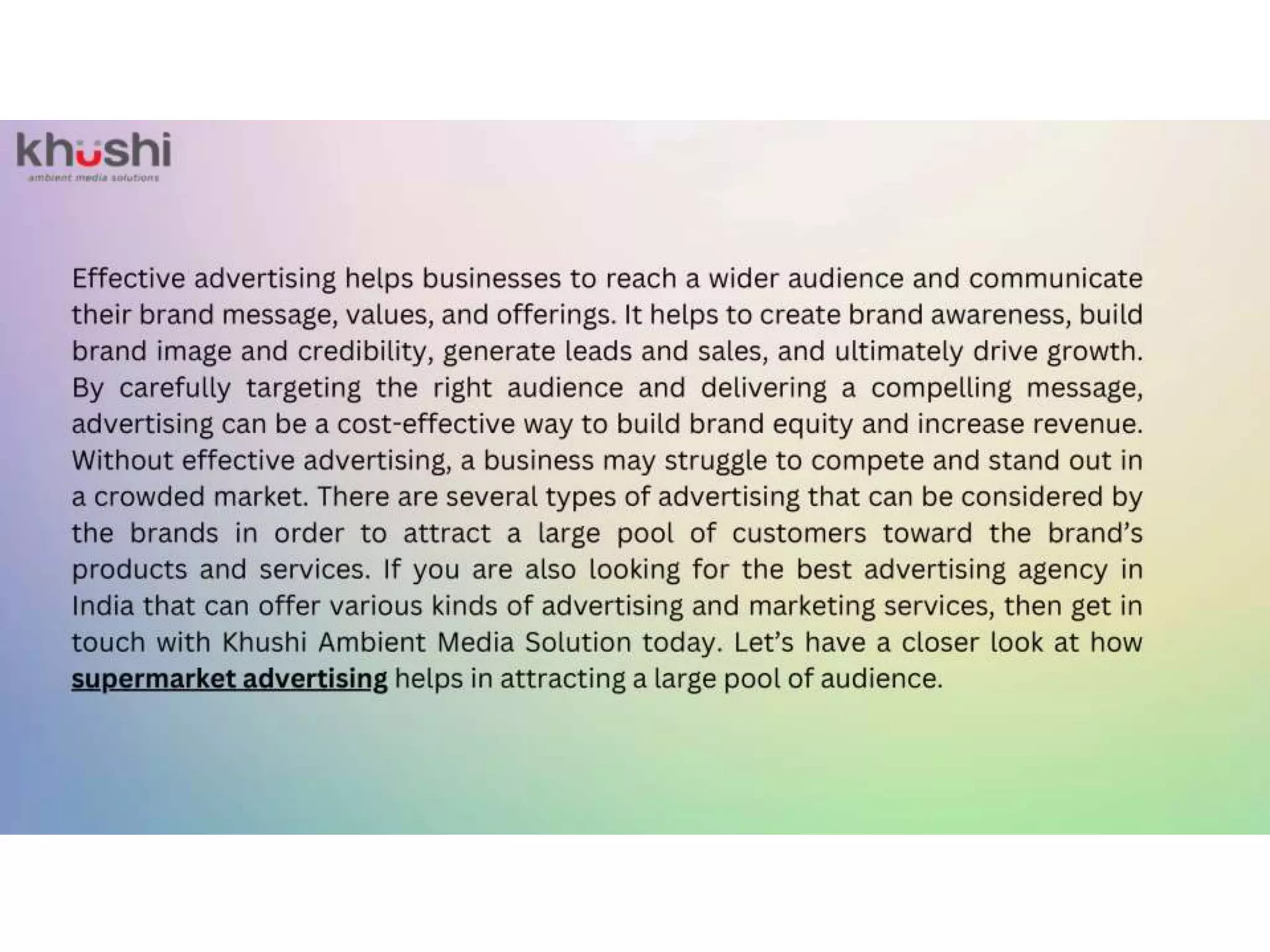 Supermarket Advertising How Does it Help Brands Reach their Audience.pptx