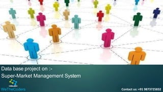 Super market management system | PPTX