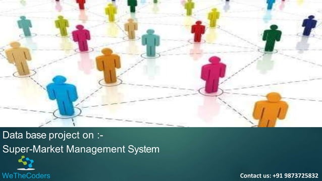 Super market management system | PPTX