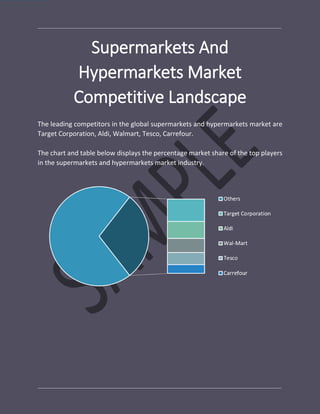 Supermarkets and hypermarkets global market report 2018 | PDF