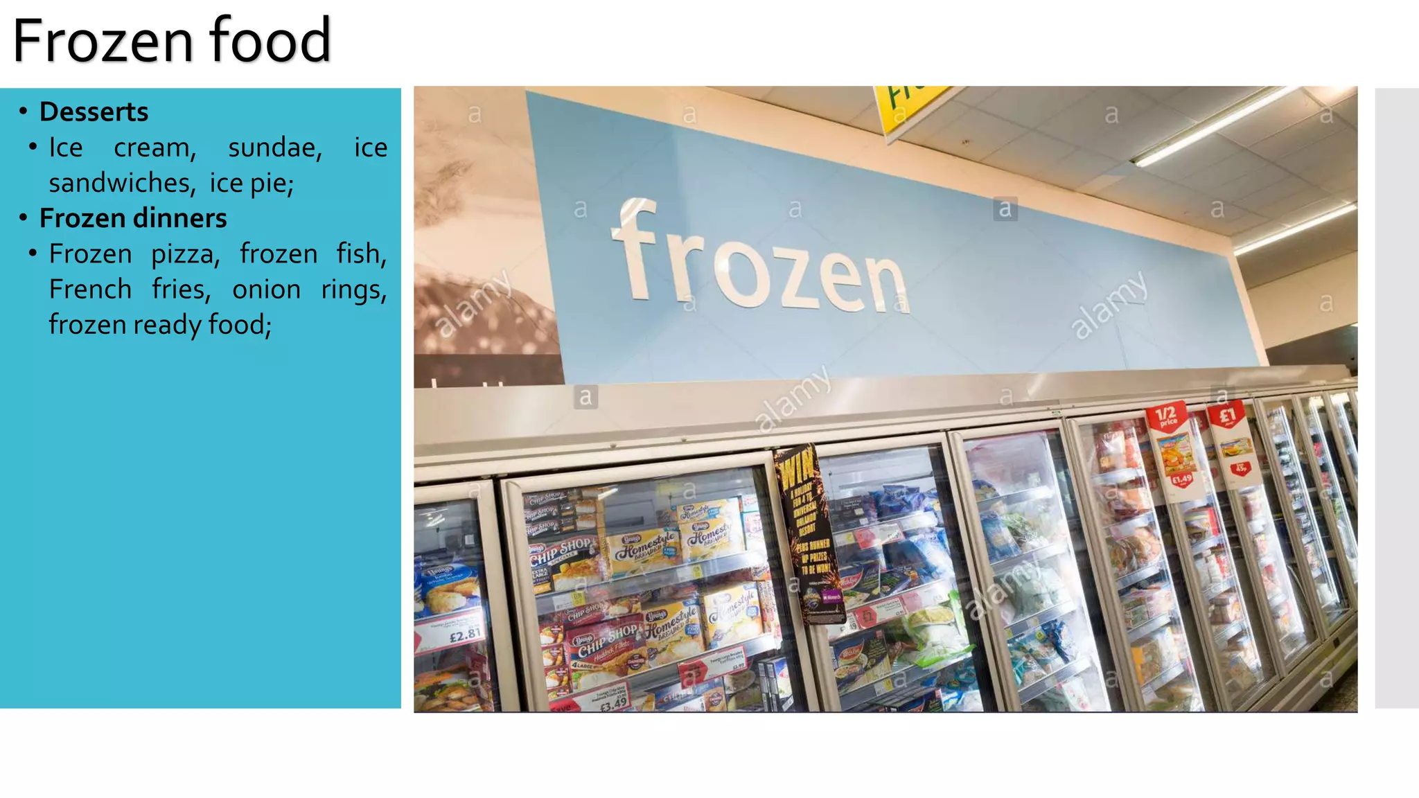 Supermarket Sections | PPTX