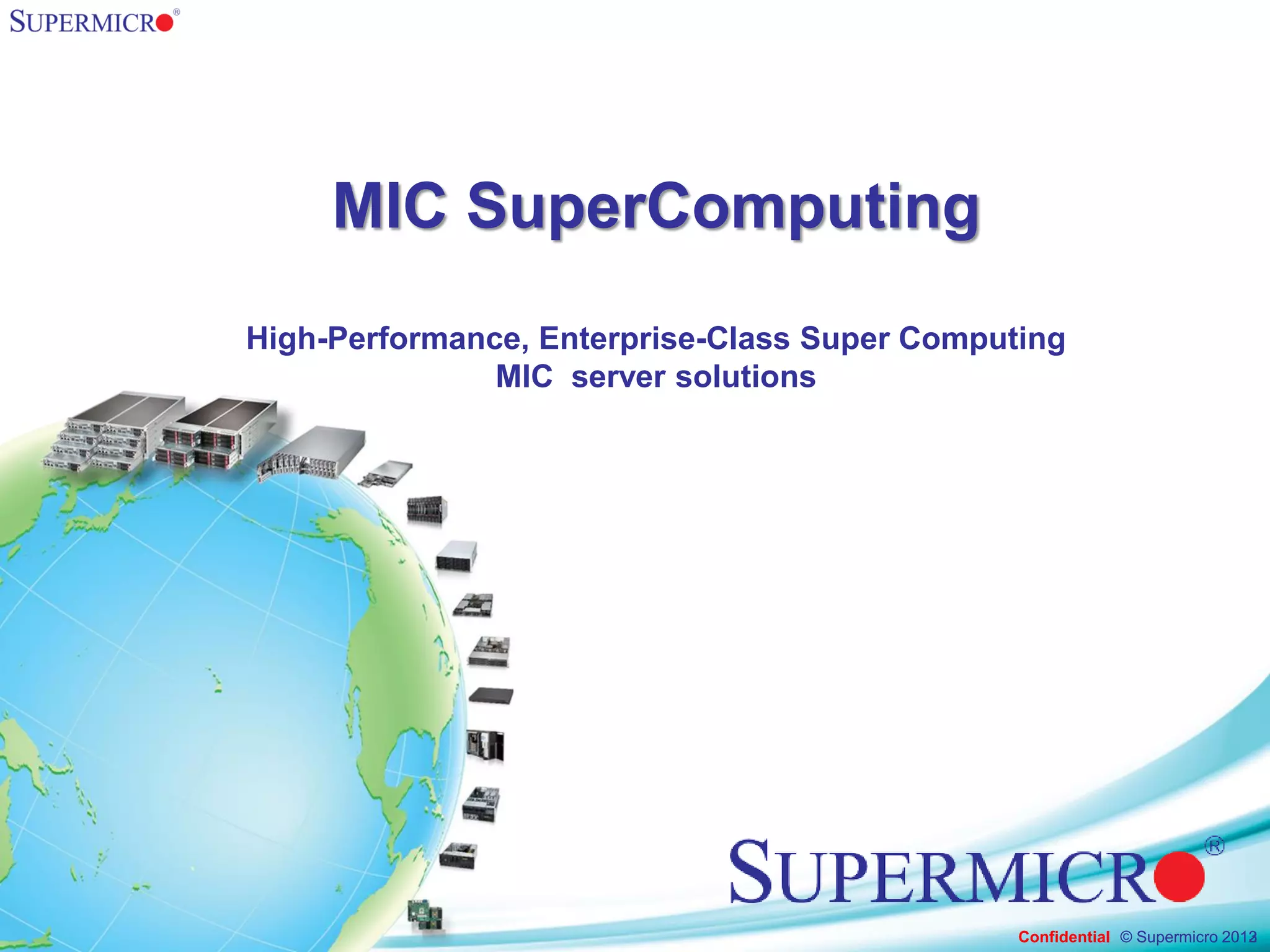 SUPERMICRO Innovative Computing Architecture | PDF