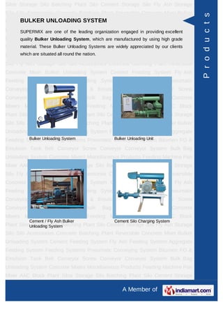 SUPERMIX Equipments, Ahmedabad, Construction Machinery & Plants | PDF