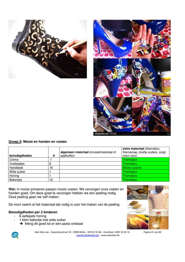 draaiboek Supermodel projectkamp 2014 | PDF