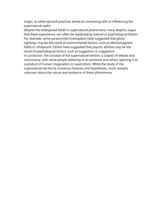 supernatural | DOCX