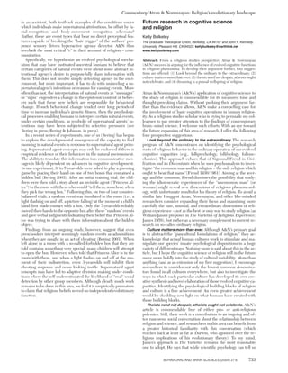 Supernatural agents may have provided adaptive social information reply ...