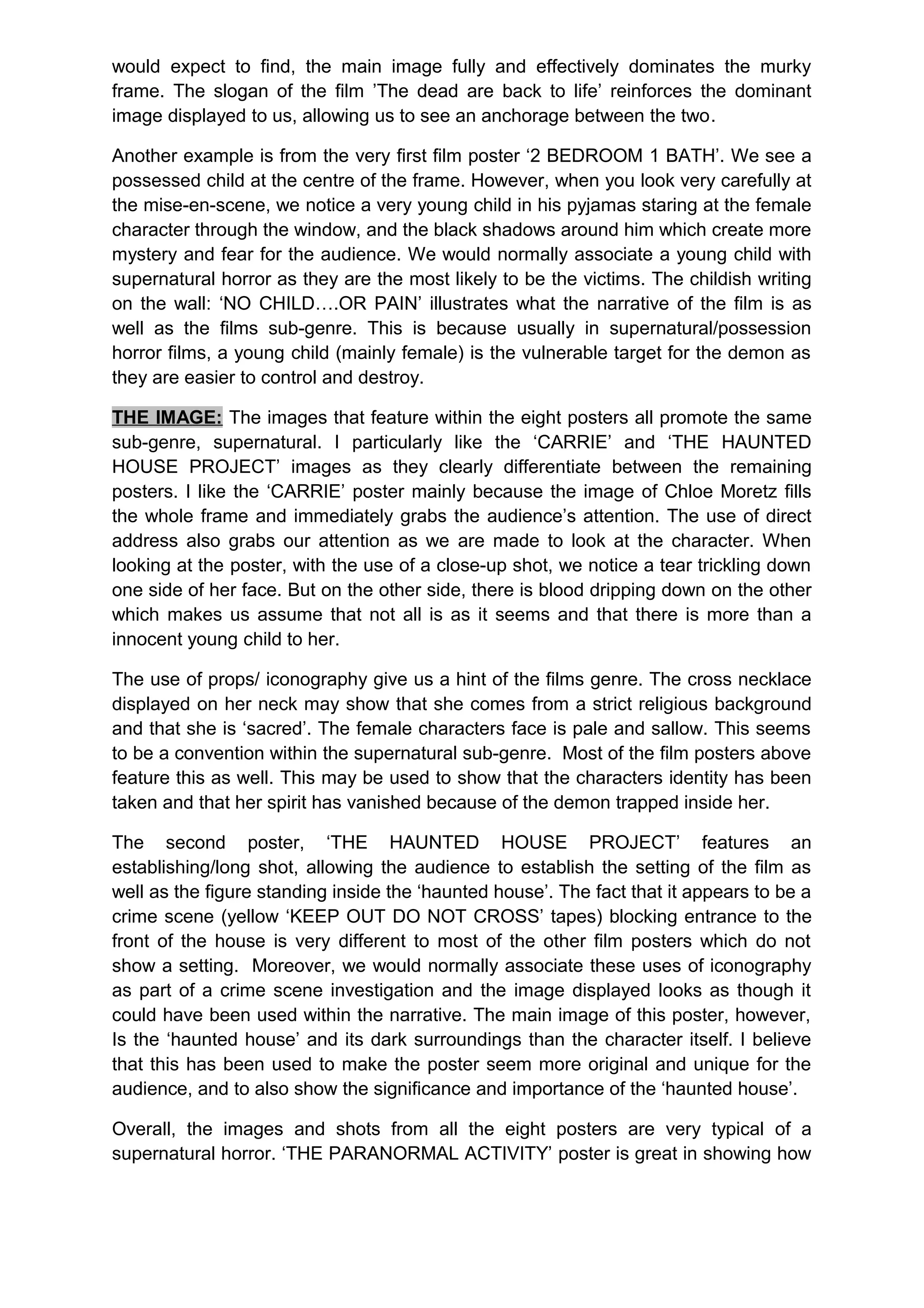 Supernatural poster overview | ODT