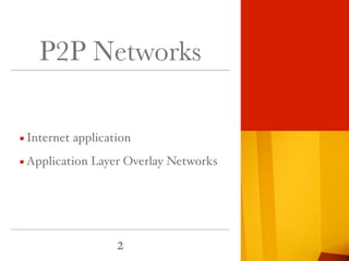 P2P Supernodes | PPT