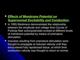 Supernormal conduction | PPT