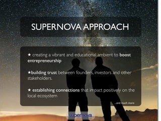 Supernova Startup Accelerator - Brazil | PPT