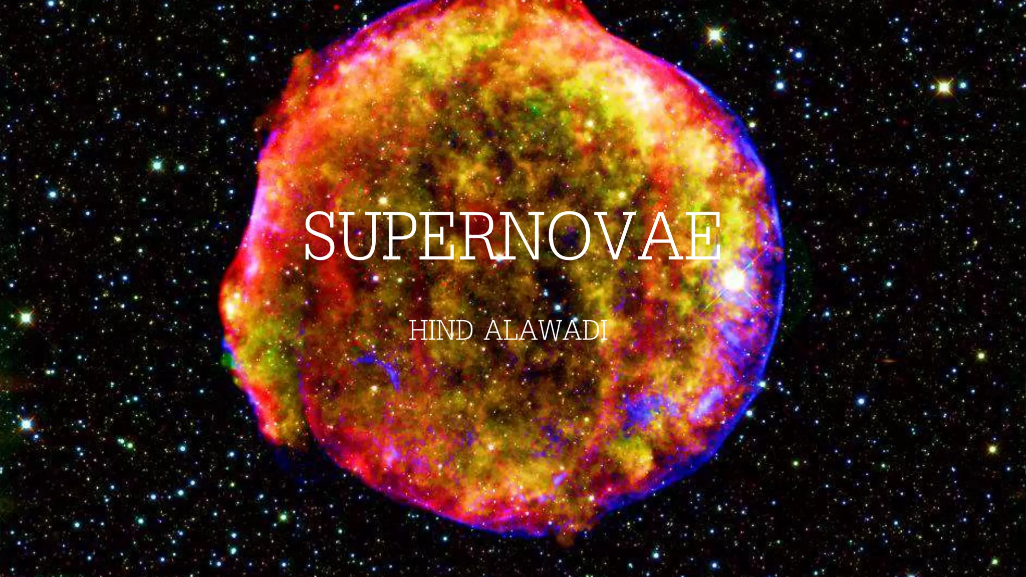 Supernovae {supernova} | PPTX