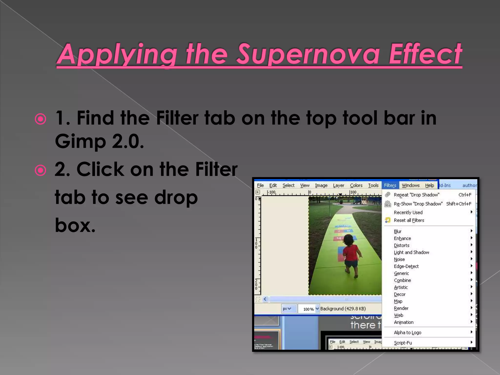 Supernova filter tutorial melissa moore | PPTX