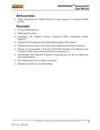 Supernova user manual-rev_a0 | PDF