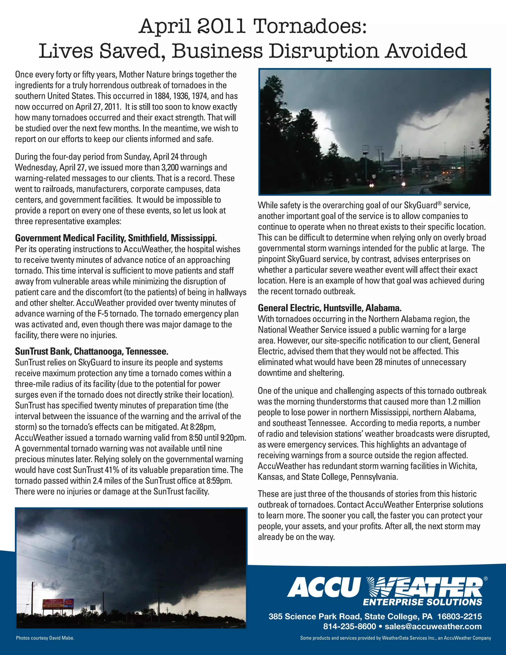 Super Tornado Outbreak April 2011 | PDF