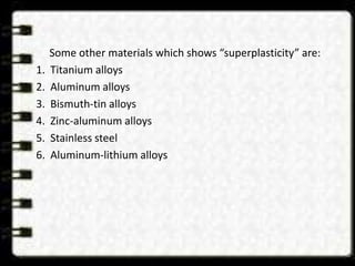 Super plastic forming and explosive forming | PPTX