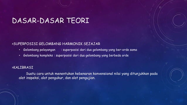 Superposisi gelombang harmonik | PPTX