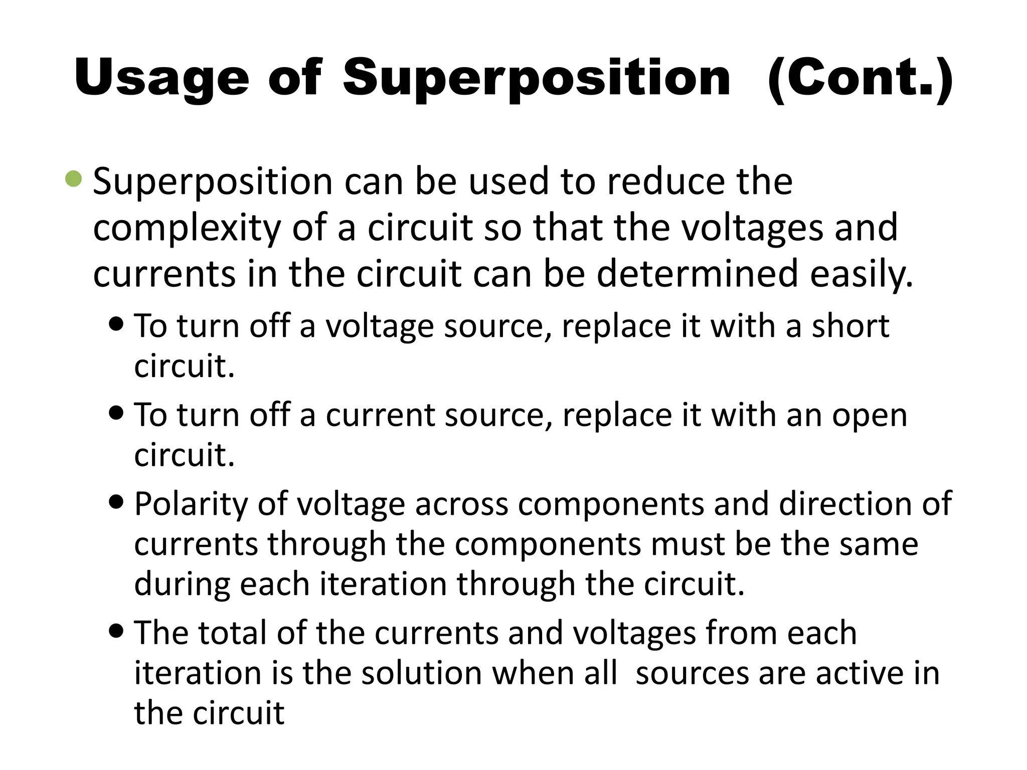 Superposition of AC and DC sources | PPTX | Physics | Science