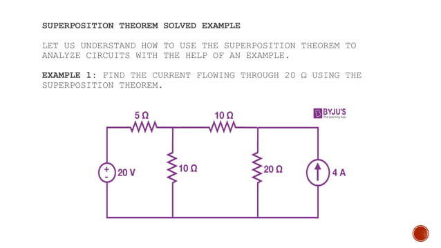 superposition theorem power point presentation | PPTX
