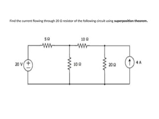 superposition-theorem electrical electrical | PPT