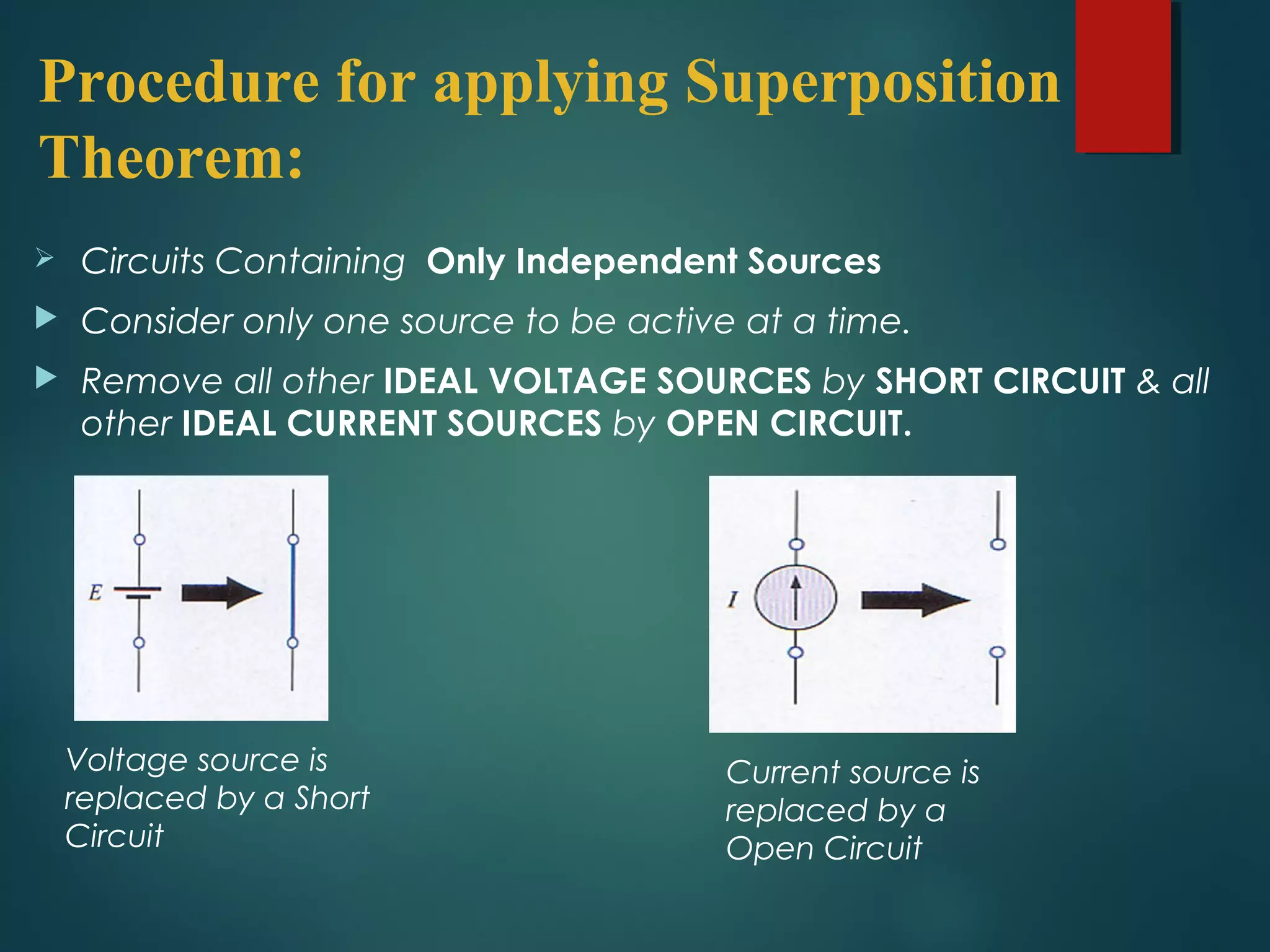 Superposition and norton Theorem | PPT Superposition and norton Theorem | PPT
