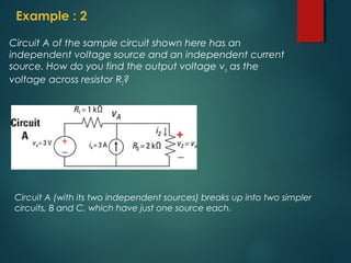 Superposition and norton Theorem | PPT