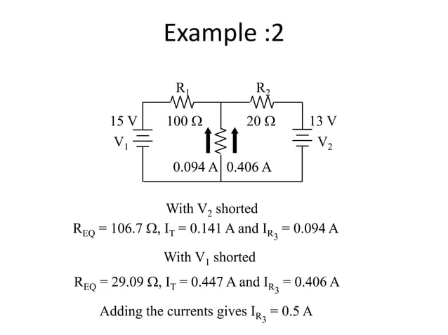 Superposition theorem | PPTX | Physics | Science