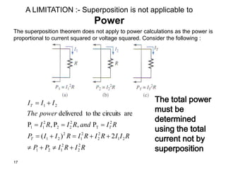 Superposition theorem | PPTX