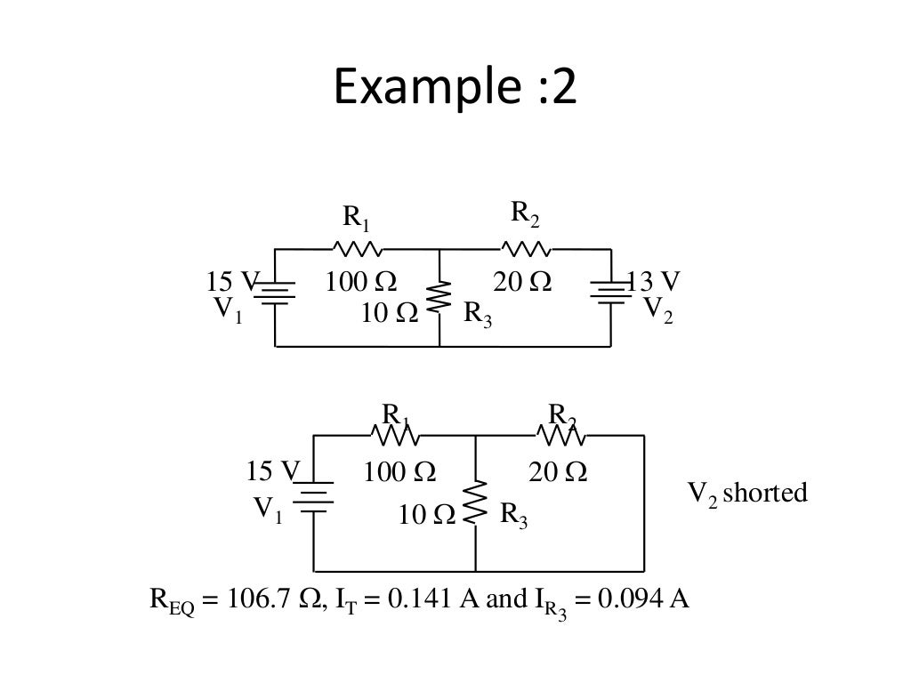Superposition theorem