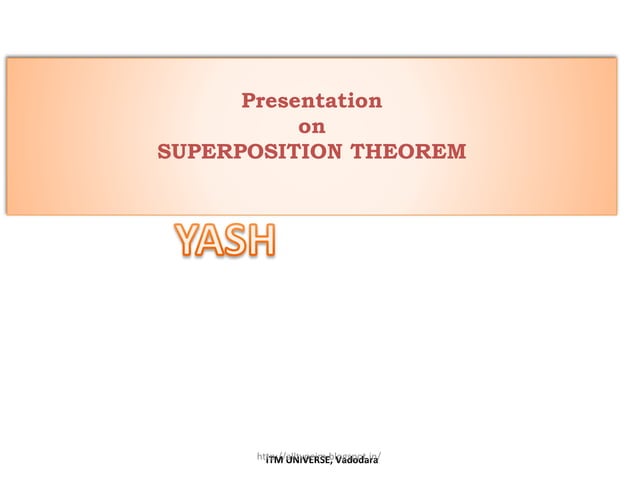 Superposition theorem | PPTX | Computer Networking | Computing