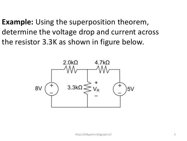 Superposition theorem