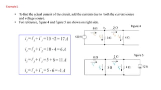 Superposition theorem | PPTX | Computer Networking | Computing