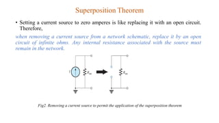 Superposition theorem | PPTX | Computer Networking | Computing