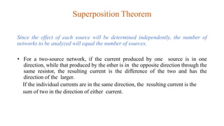 Superposition theorem | PPTX | Computer Networking | Computing