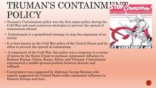 The Korean War and Grand Strategy of US | PPTX