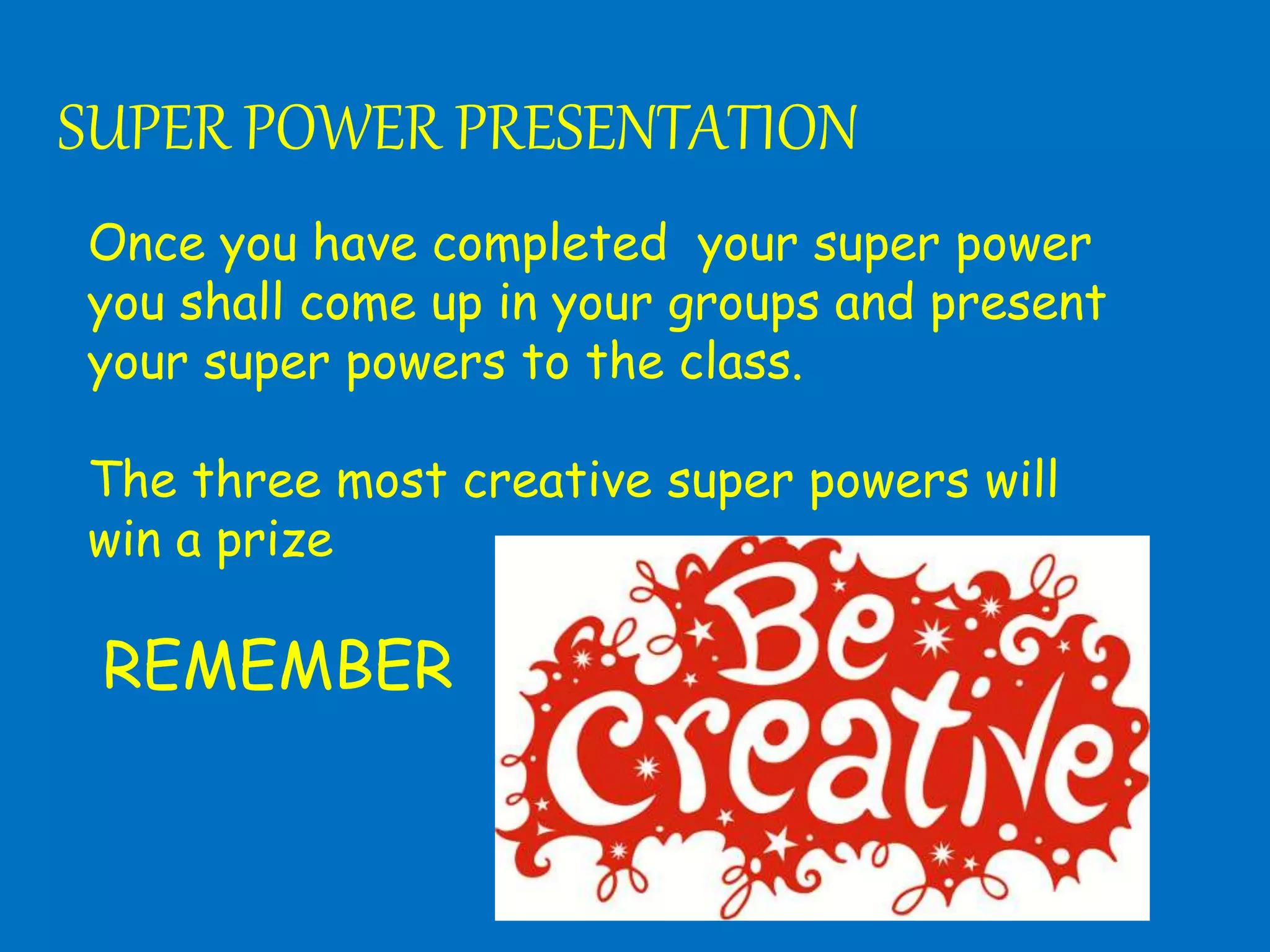 If I had a super power | PPTX