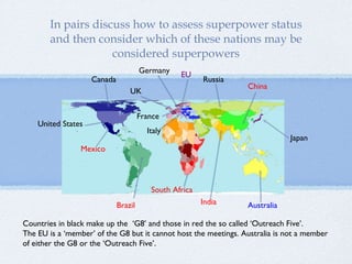 Superpowers | PPT | Economy | Business and Finance