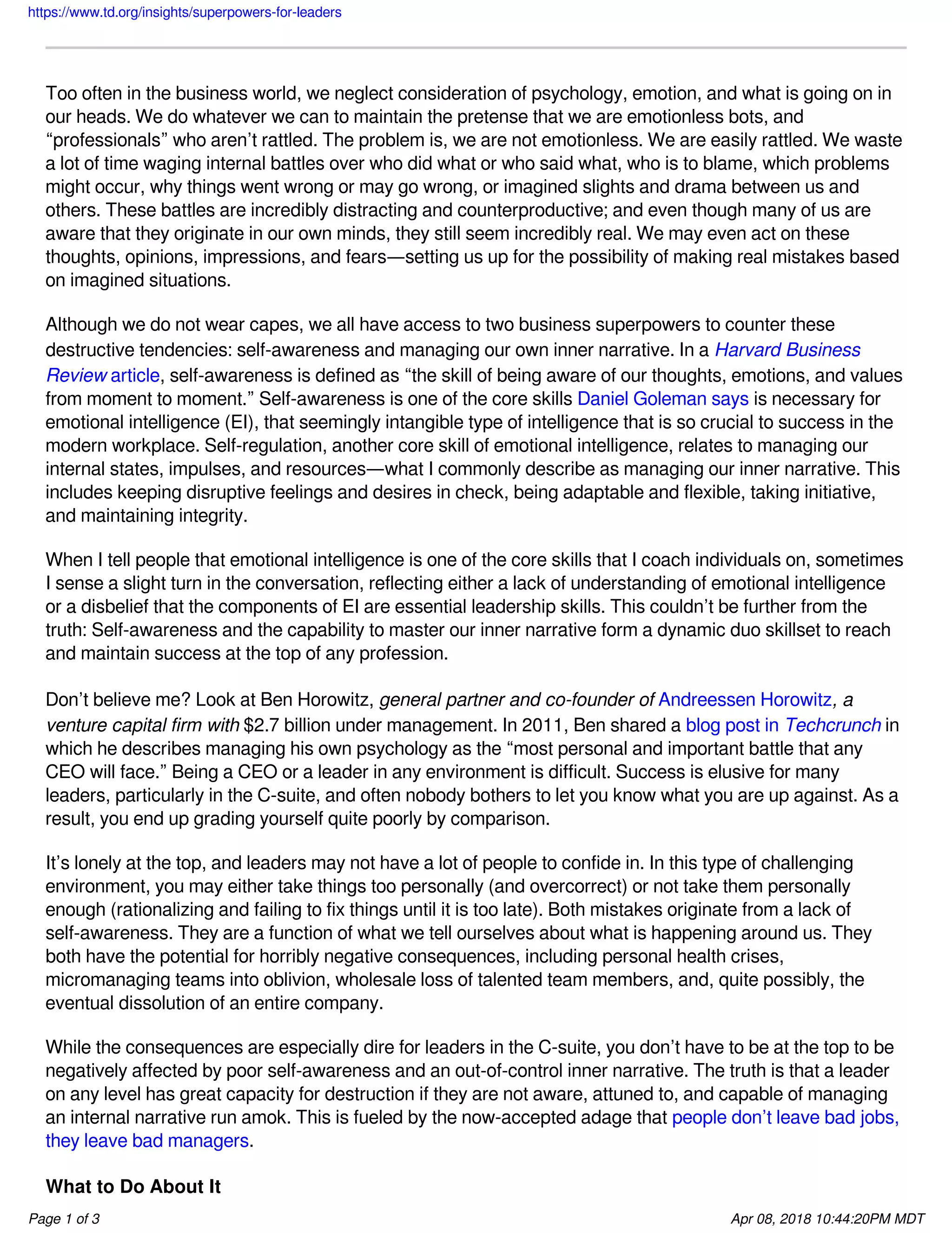 Superpowers for leaders | PDF