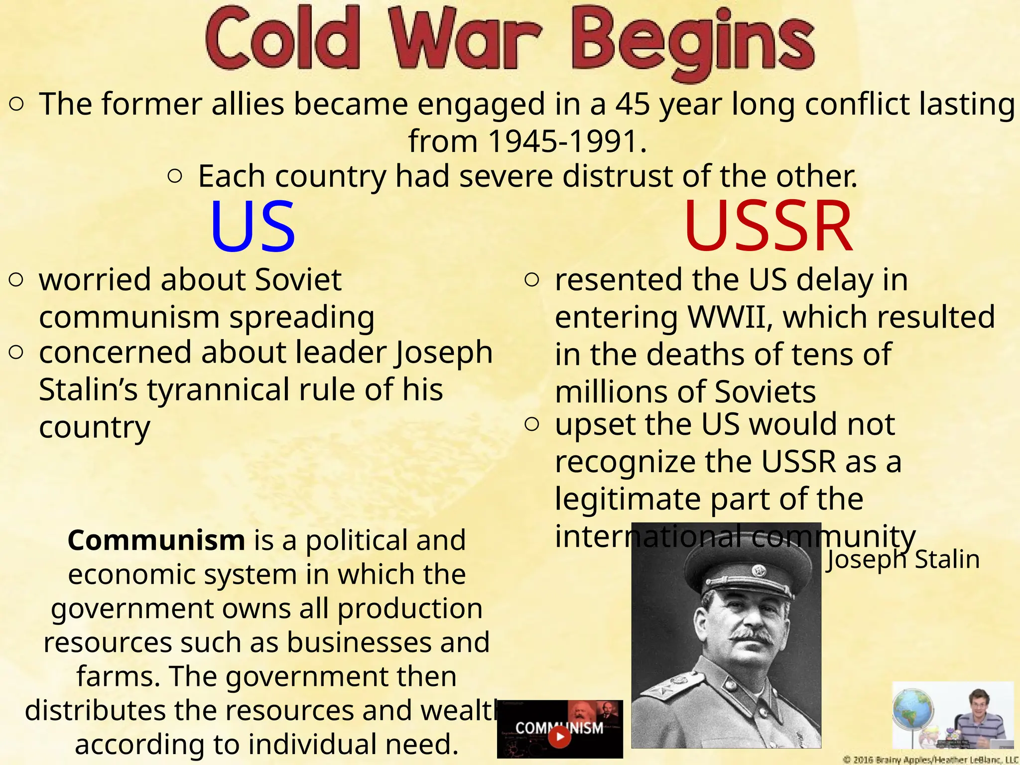 Superpowers: A Cold War Presentation 9-12 | PPT