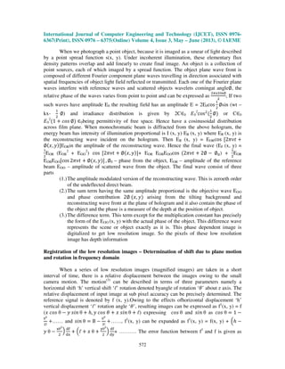 Super resolution imaging using frequency wavelets and three dimensional ...