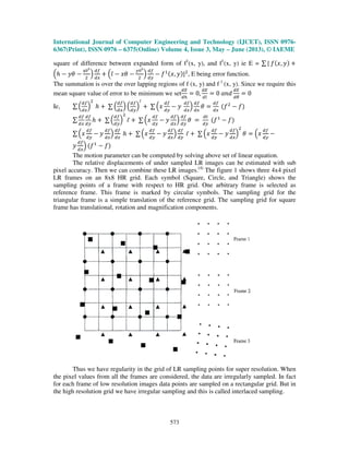 Super resolution imaging using frequency wavelets and three dimensional | PDF