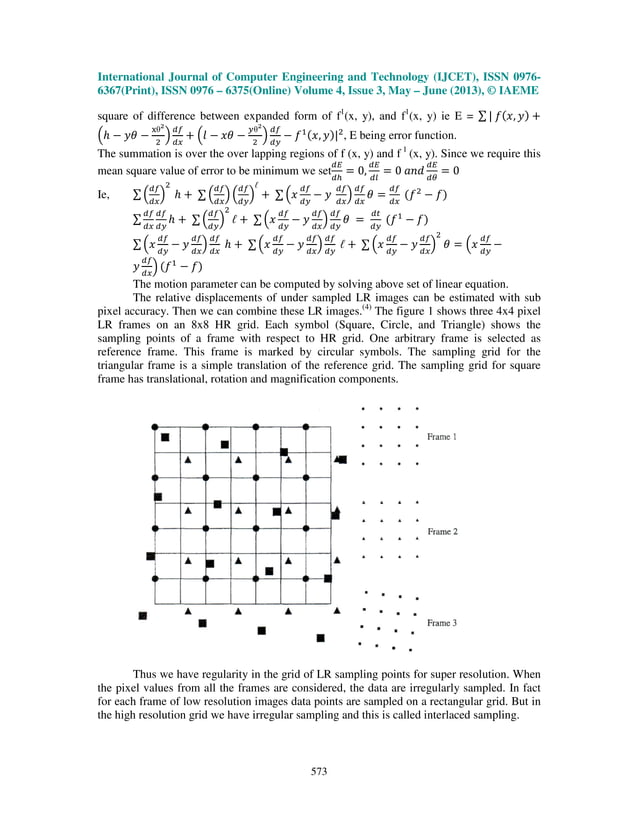 Super resolution imaging using frequency wavelets and three dimensional | PDF