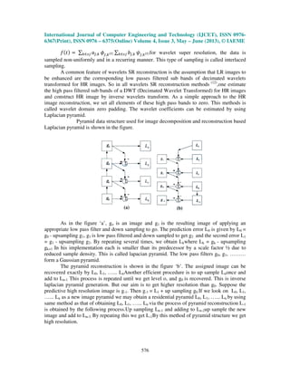 Super resolution imaging using frequency wavelets and three dimensional | PDF | Free Download