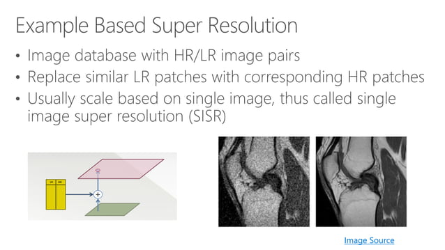 Scaling up Deep Learning Based Super Resolution Algorithms | PPT