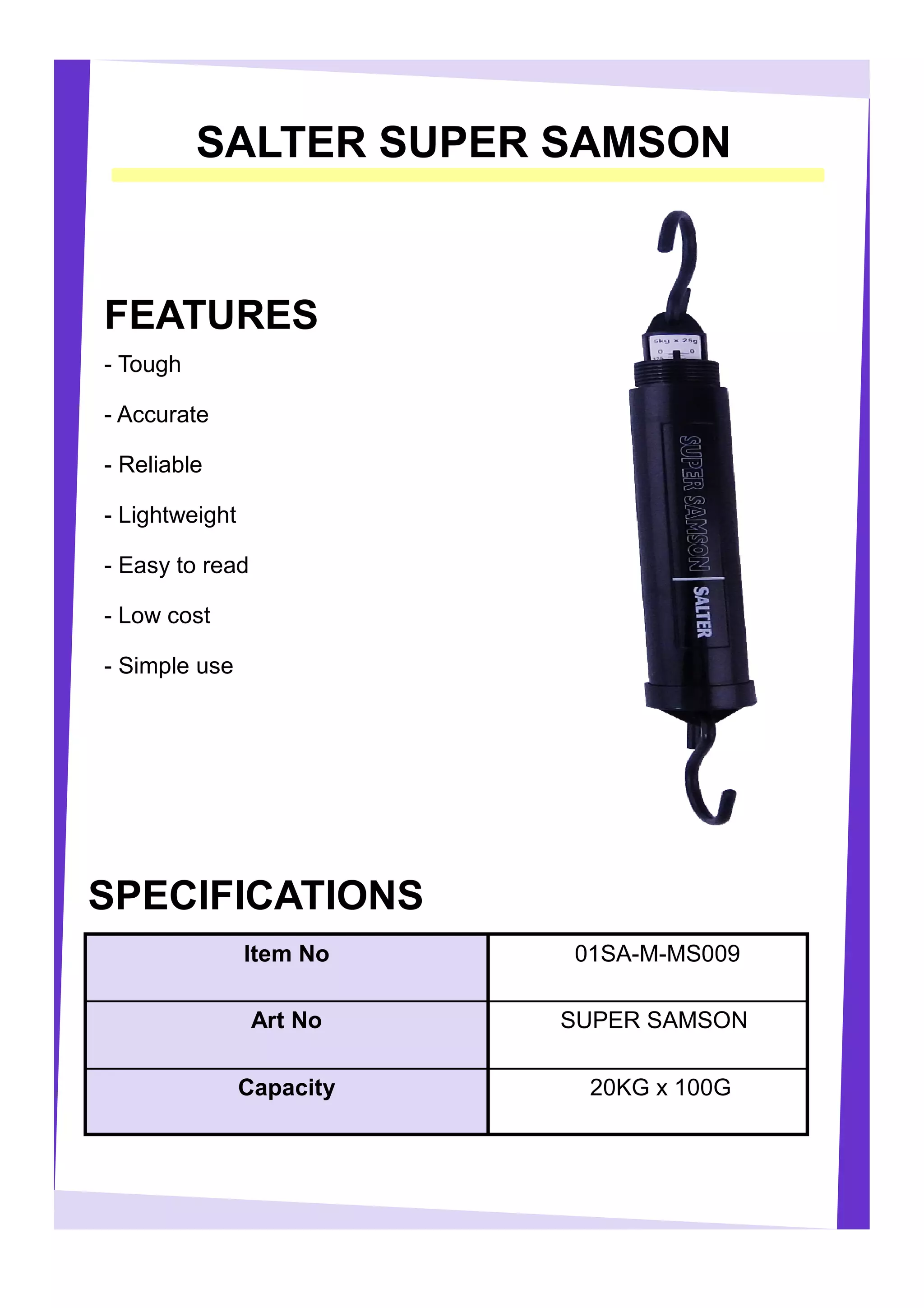 SUPER SAMSON | PDF